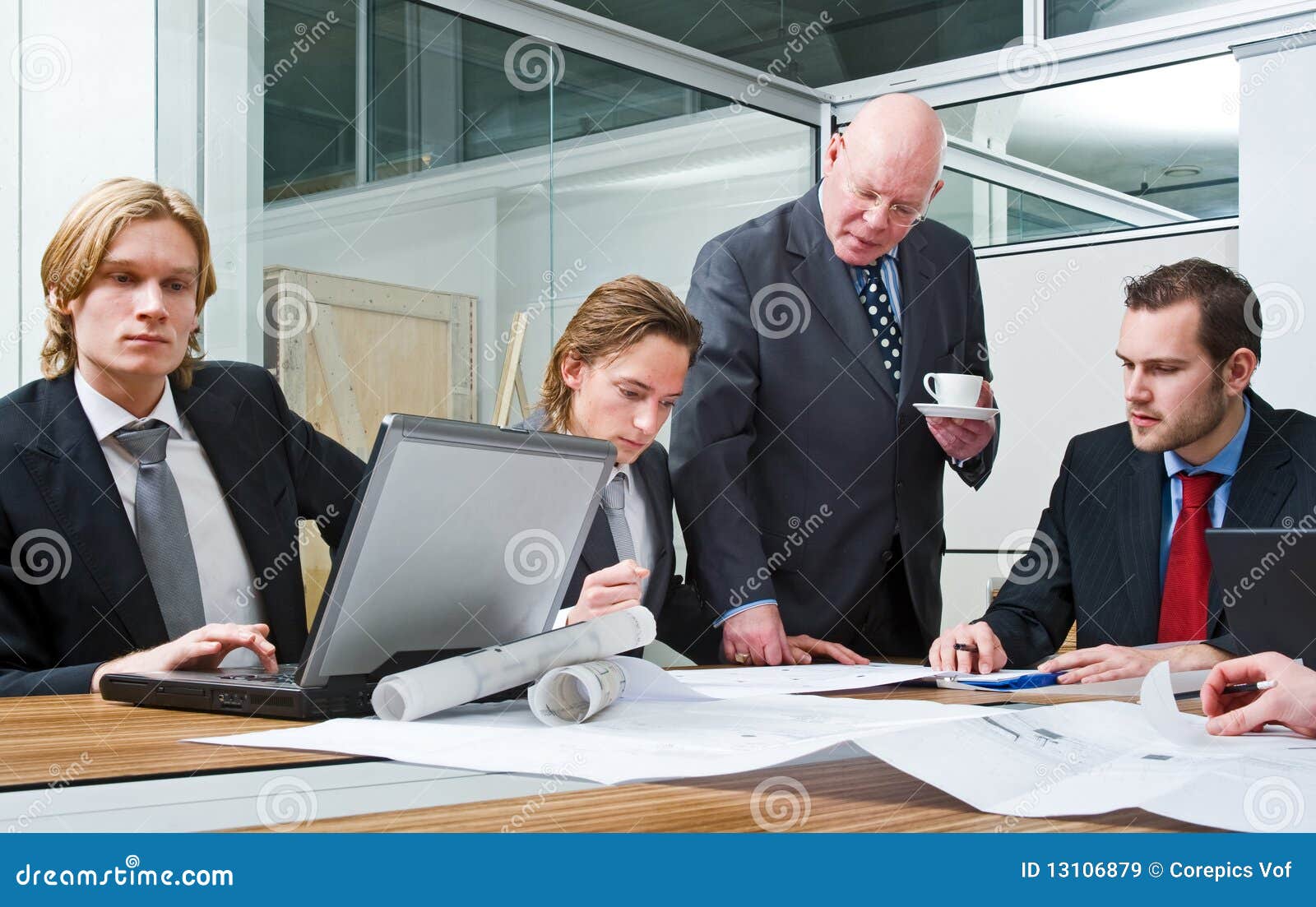 Architects team stock image. Image of junior, management - 13106879