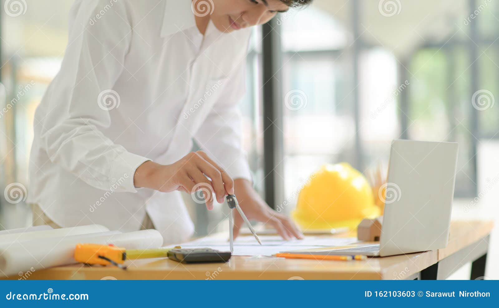 Architects Use Compasses To Design and Plan Building Construction for ... Architects Use Compasses To Design and Plan Building Construction for ...