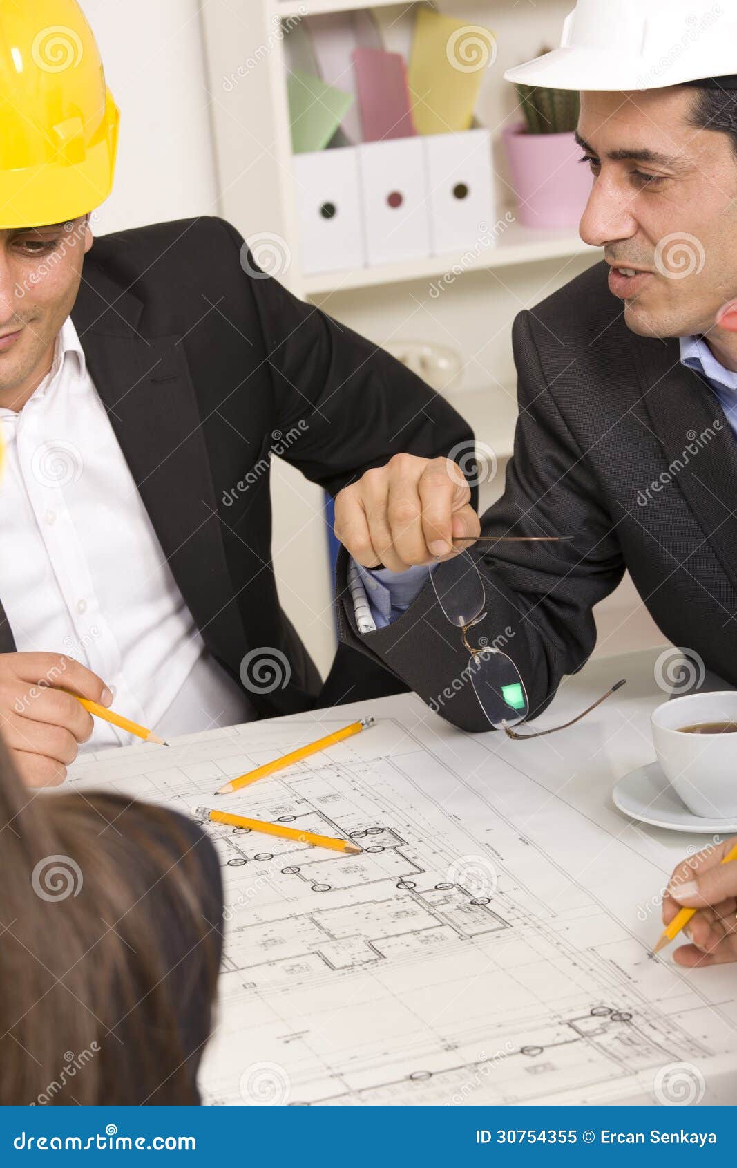 Architects working stock image. Image of office, professional - 30754355