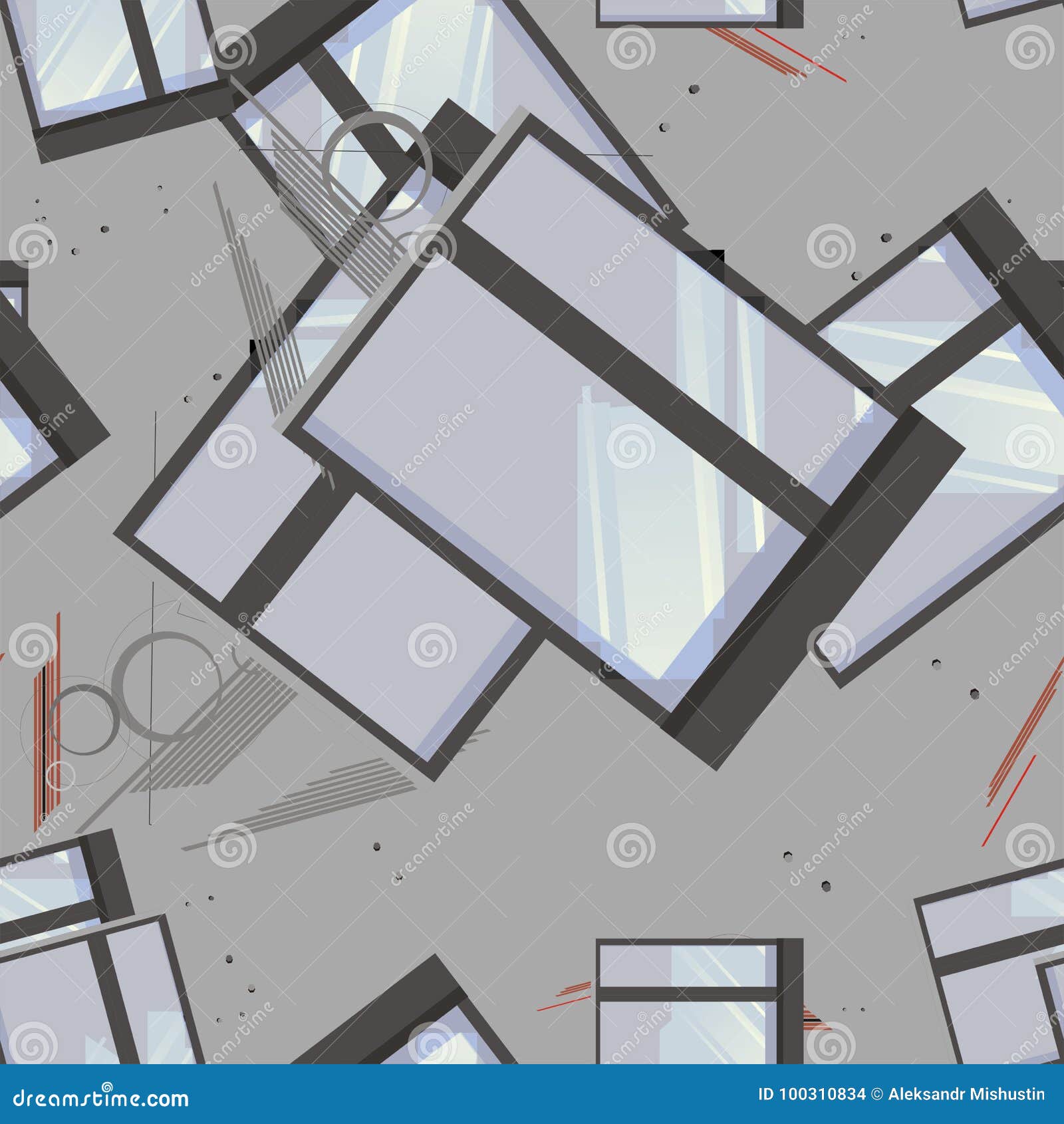 Architectura Seamless Pattern Stock Vector - Illustration of element ...