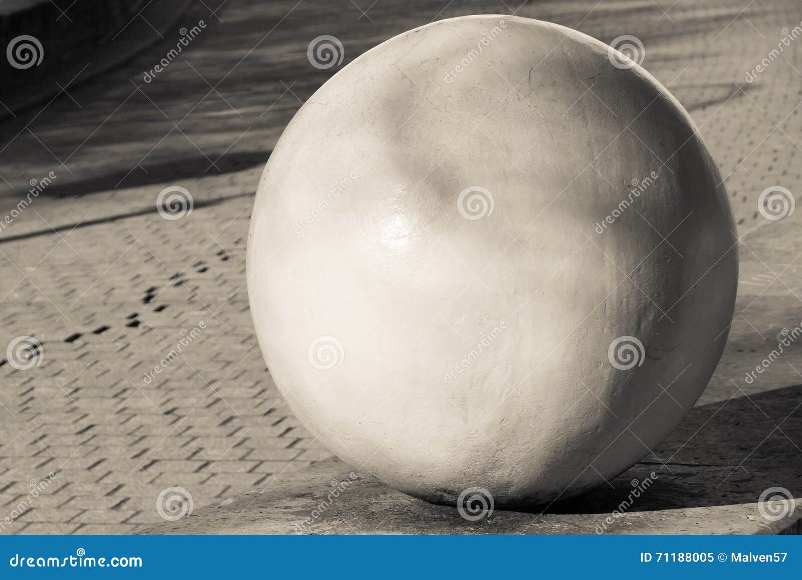 Architectural Abstract Element in the Form of Sphere Stock Image ...