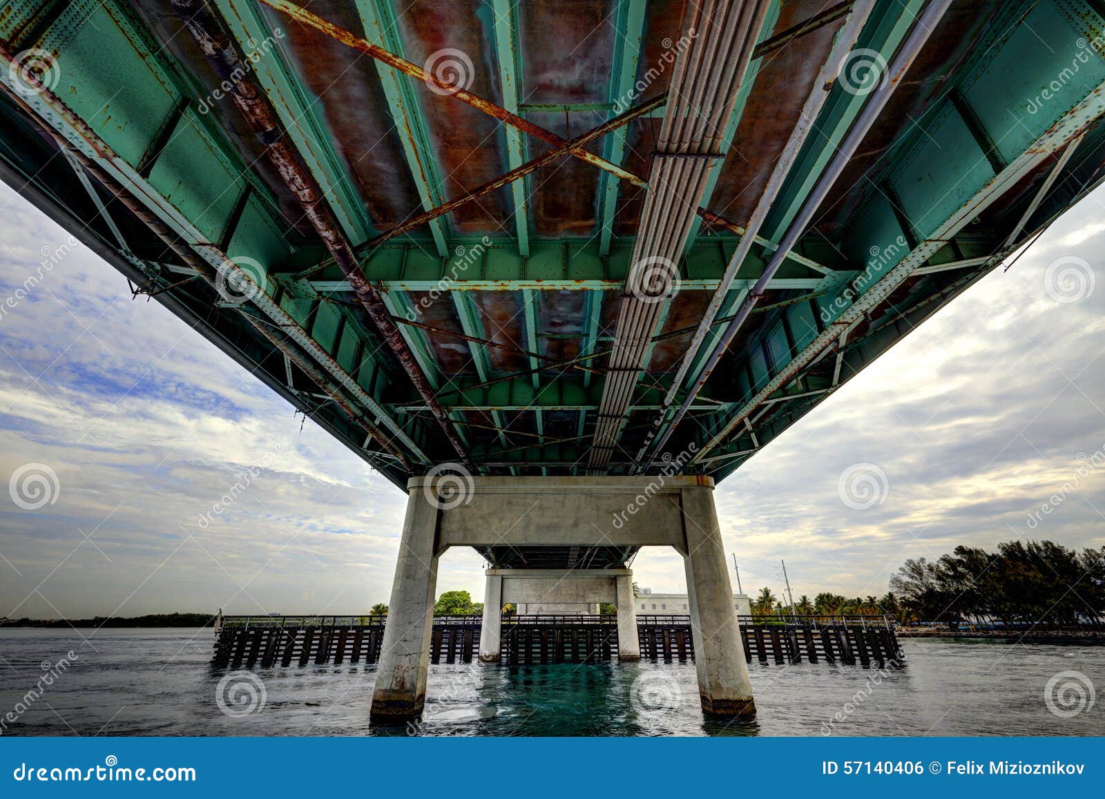 Architectural Abstract Under a Bridge Stock Photo - Image of ...