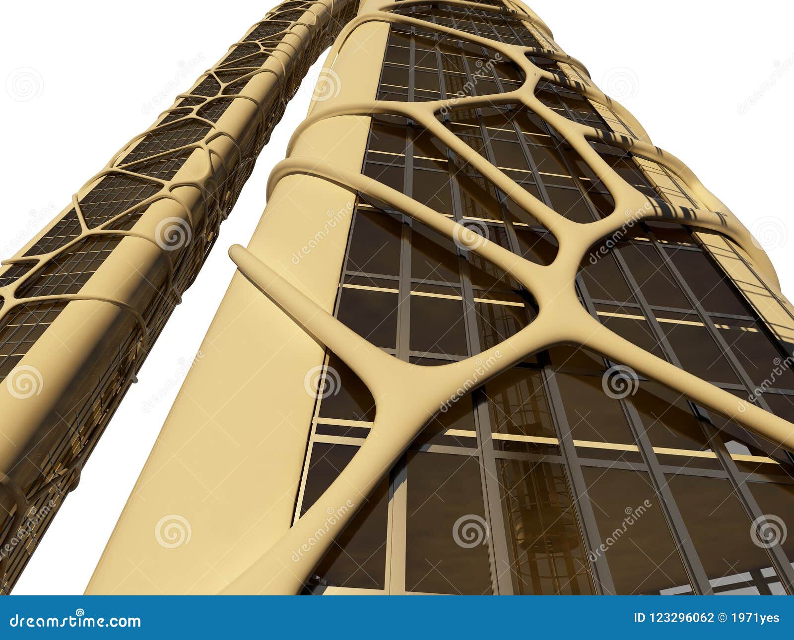 Architectural abstraction stock illustration. Illustration of ...