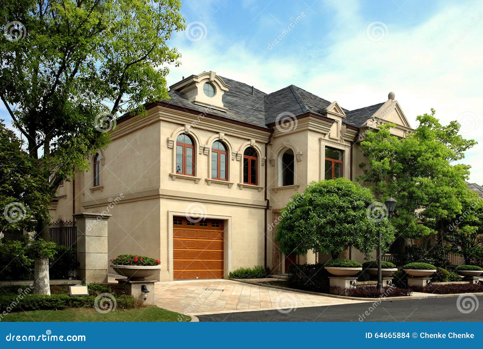 Architectural appearance stock photo. Image of villa - 64665884
