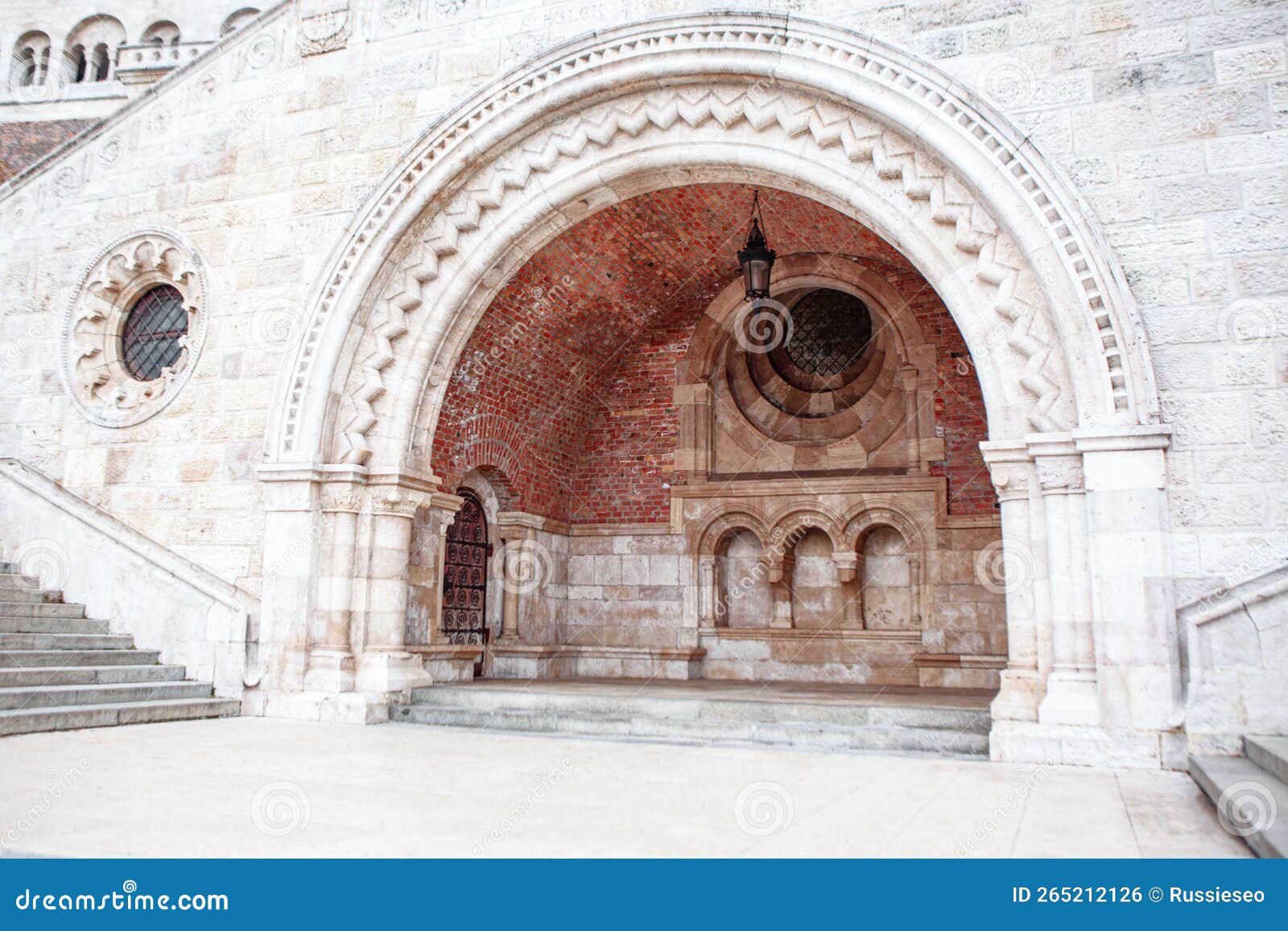 Architectural Arch in the Wall Stock Photo - Image of people, columns ...