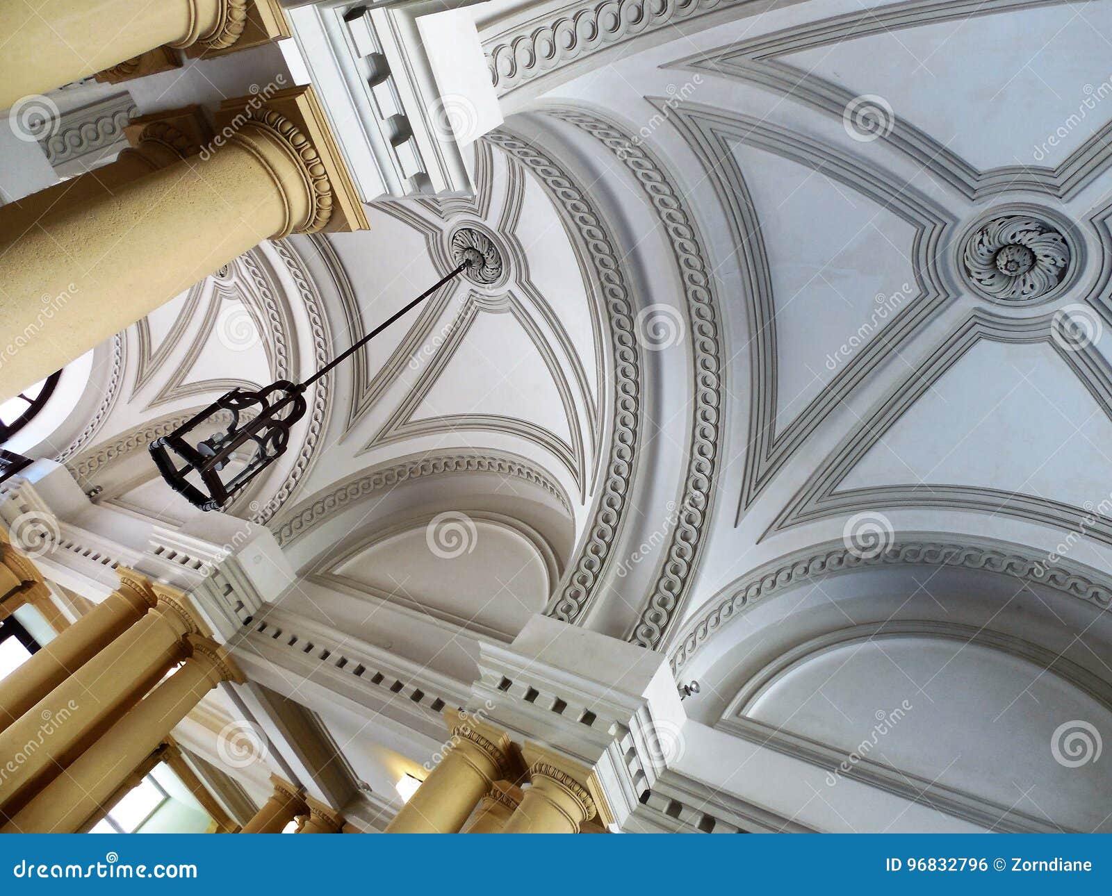 Architectural Arches and Columns Decorate European Building Editorial ...