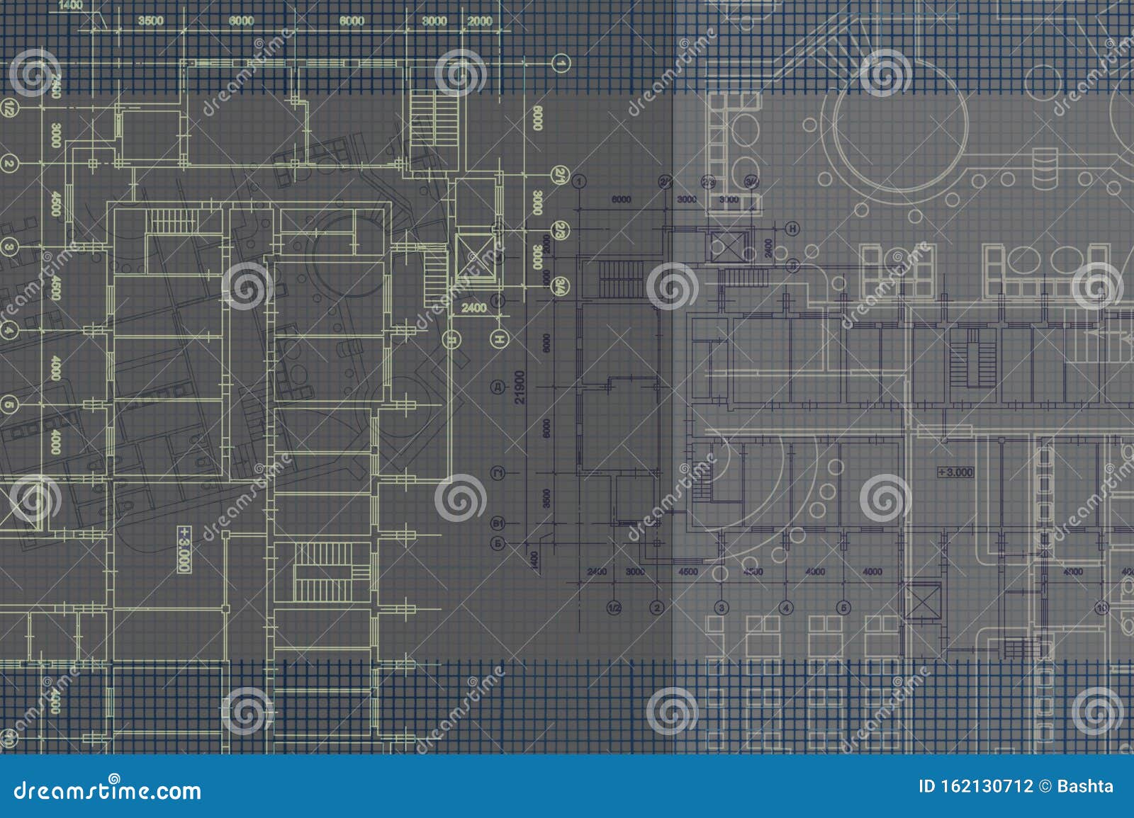 Architectural Background with Technical Drawings. Site Plan Texture ...