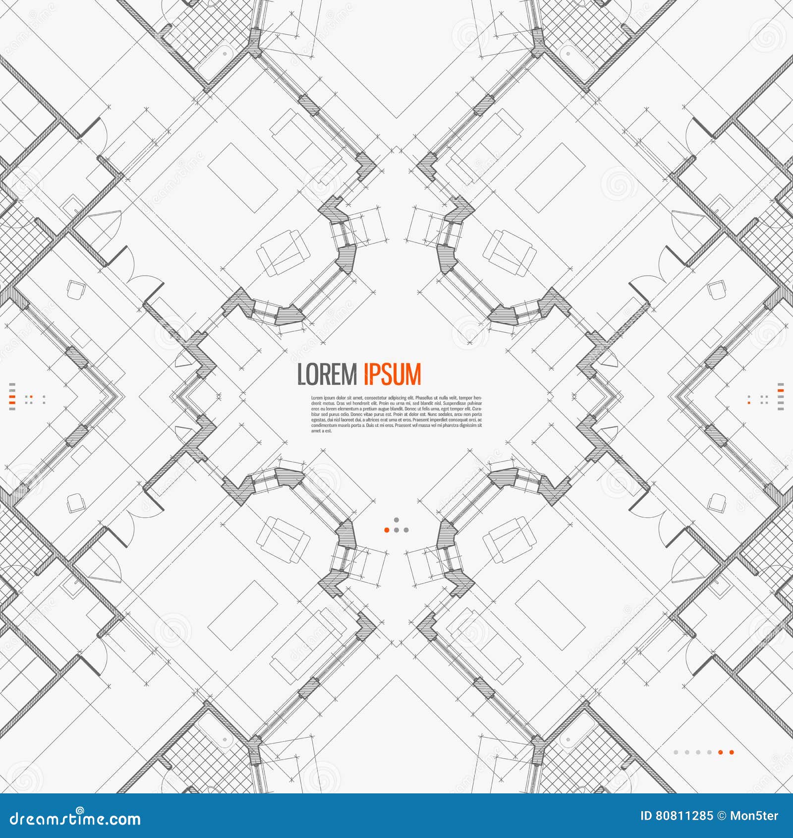 Architectural Background. Vector. Stock Vector - Illustration of ...