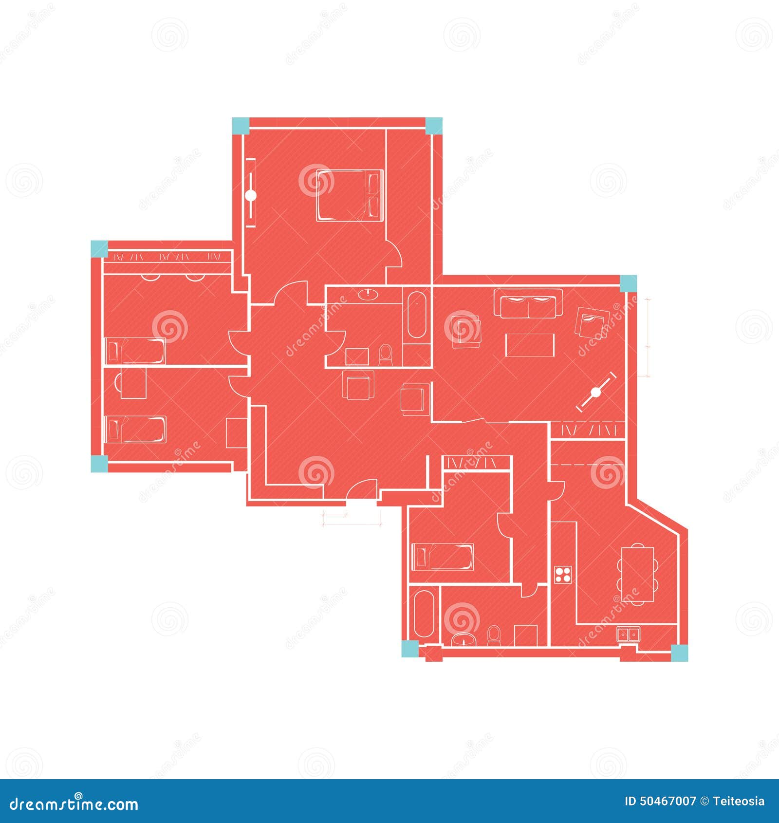 Architectural background stock vector. Illustration of abstract - 50467007