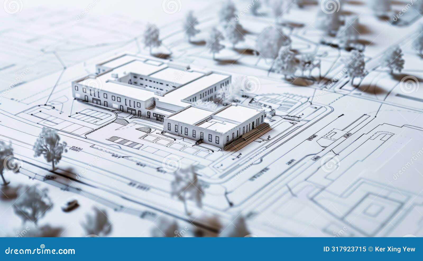 Architectural Blueprint and Design Plans for Commercial Development ...