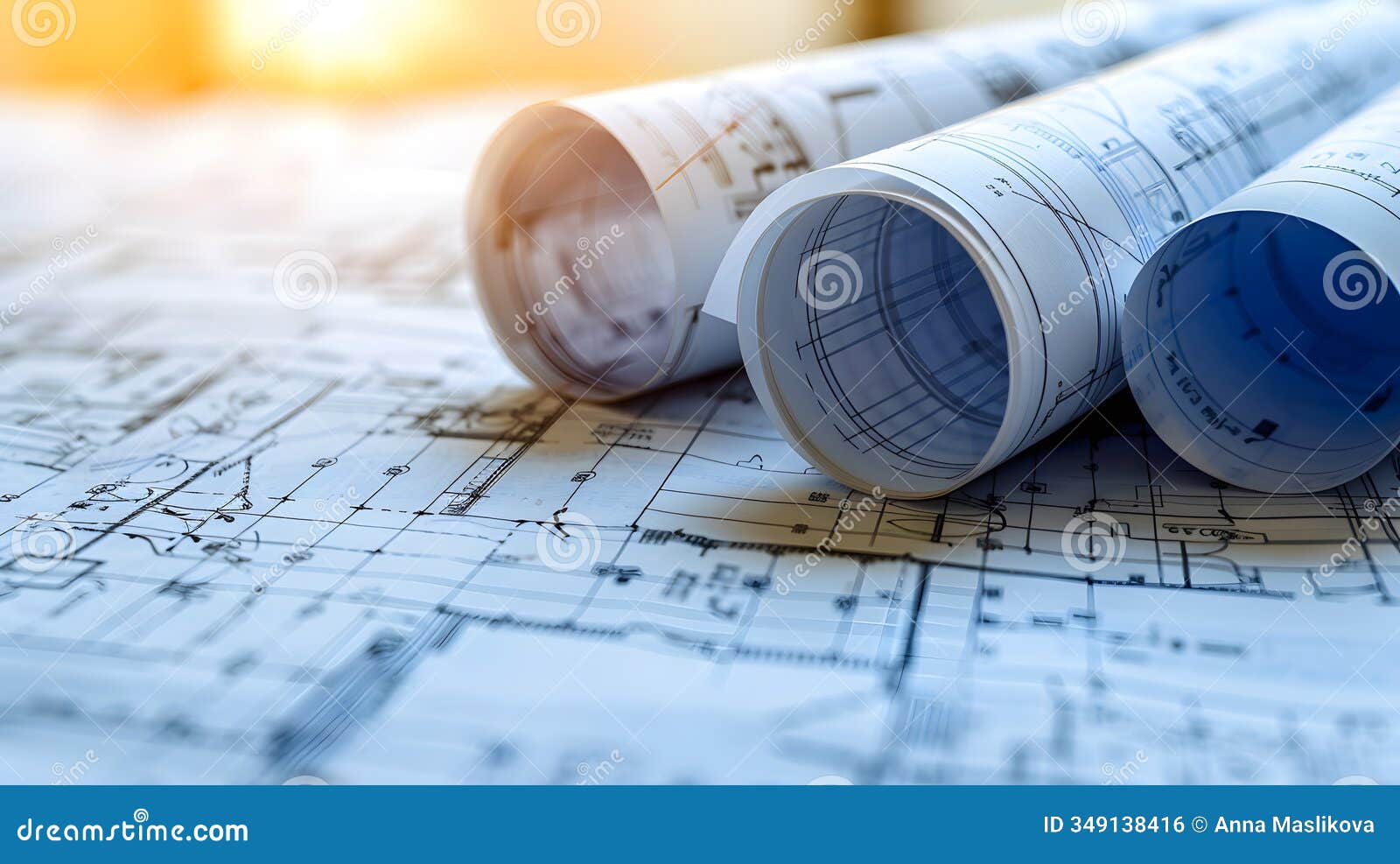 Architectural Blueprint: A Detailed Plan For A Residential Structure On ...