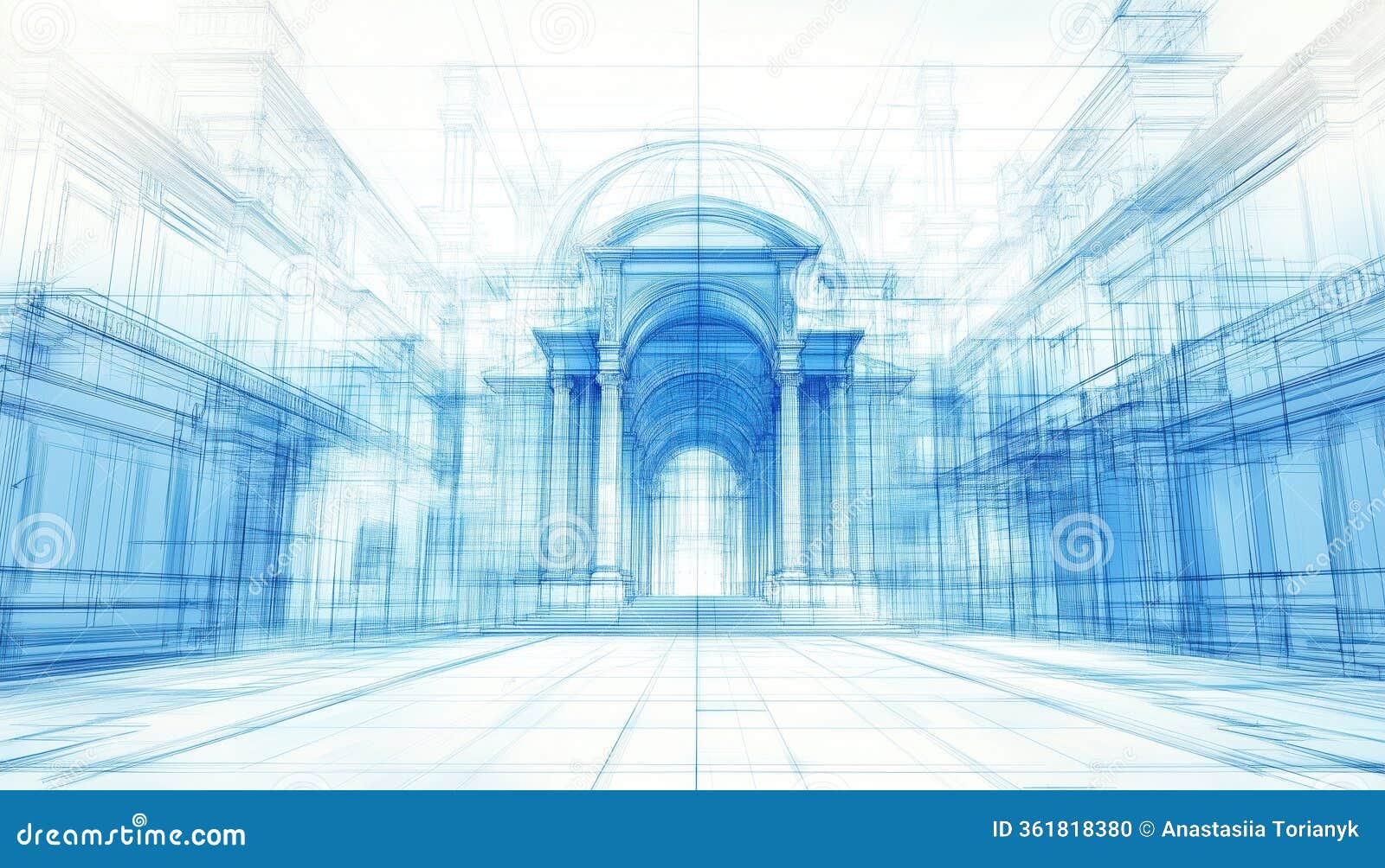Architectural Blueprint for the Front of the Building To Be Included in ...