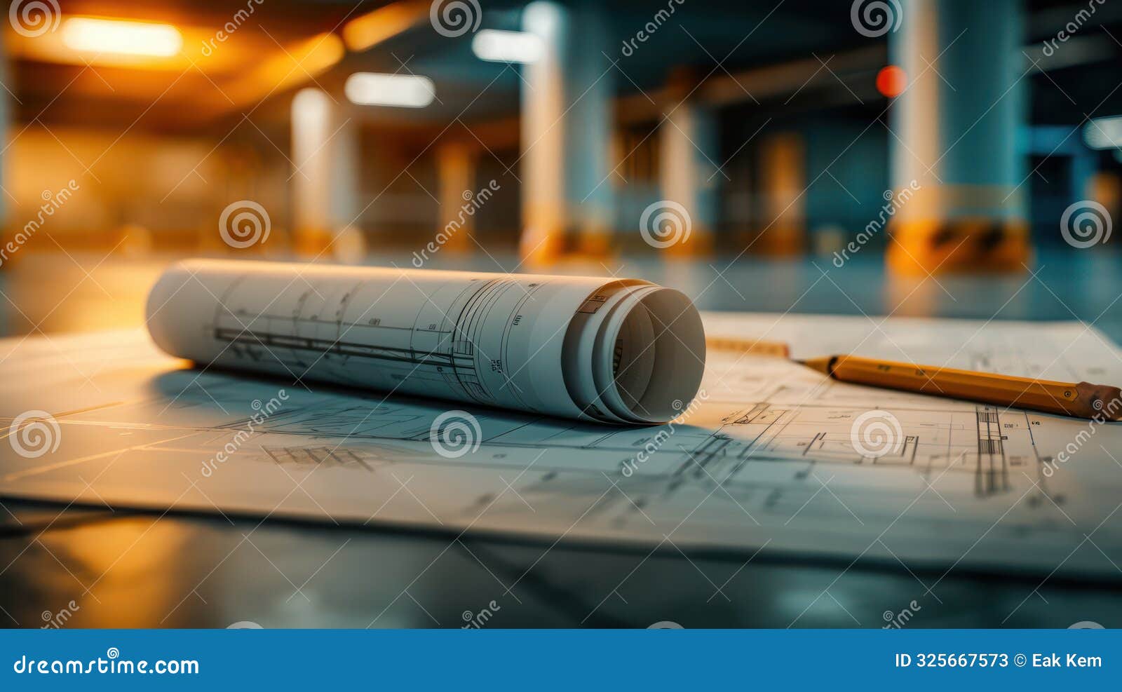 Architectural Blueprint on Wall, Image Wall Blueprint, Structural ...