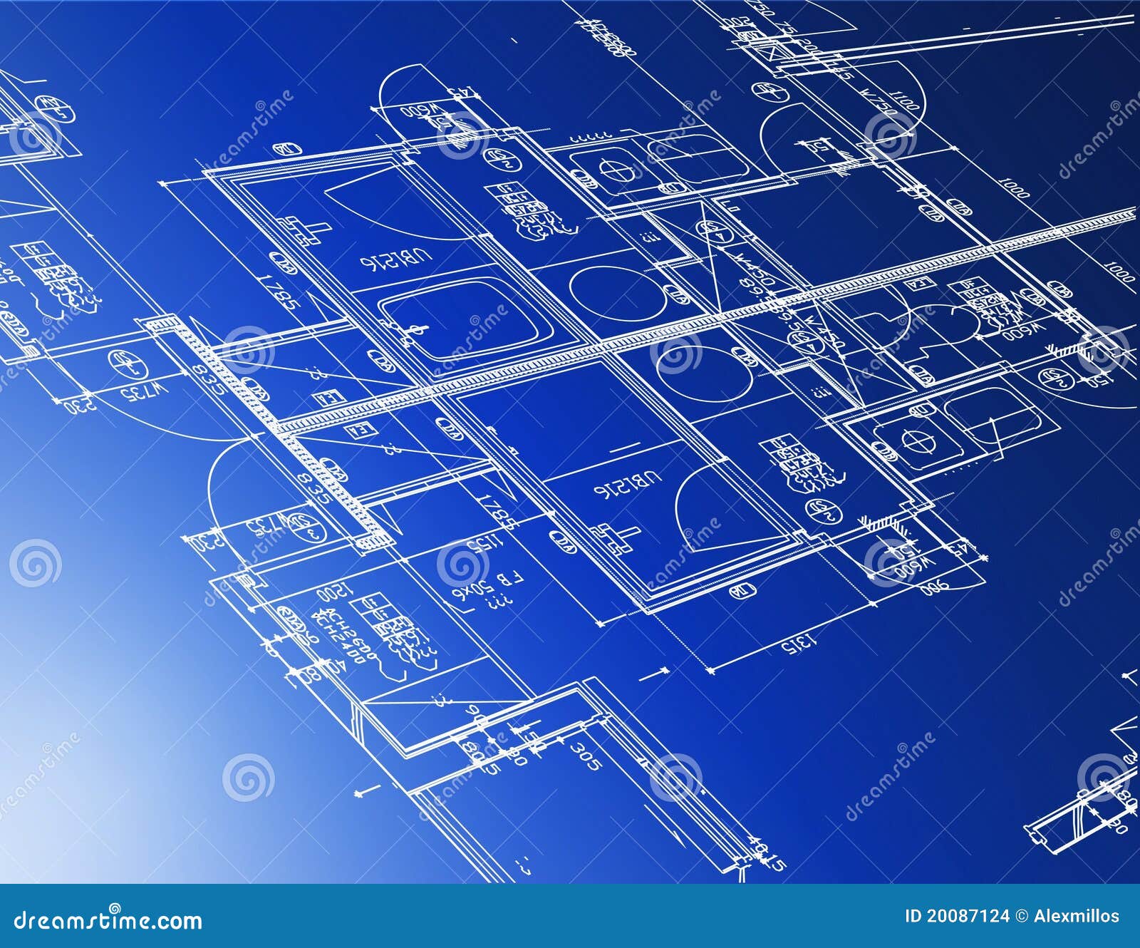Architectural blueprints stock vector. Illustration of preliminary ... Architectural blueprints stock vector. Illustration of preliminary ...