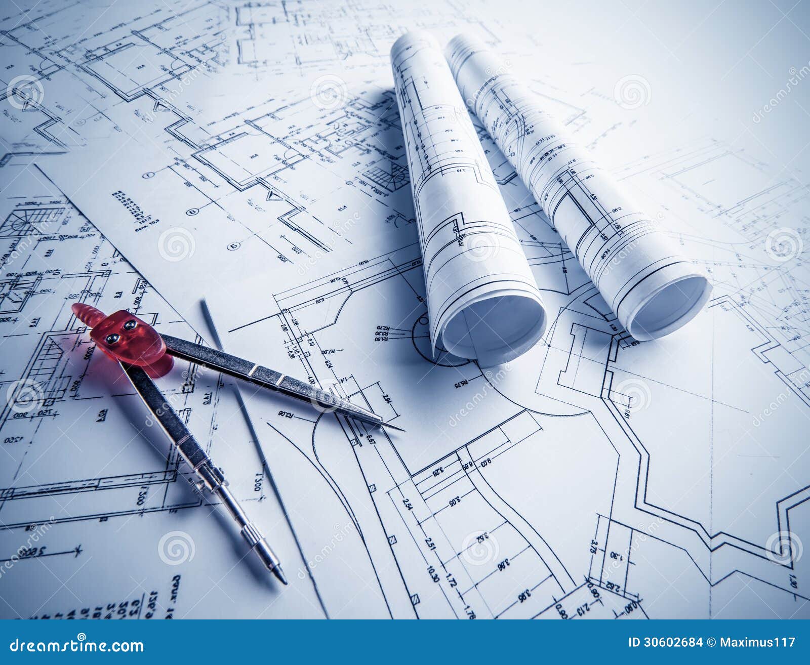 Architectural Blueprints Rolls Stock Photo - Image of chart, built ... Architectural Blueprints Rolls Stock Photo - Image of chart, built ...