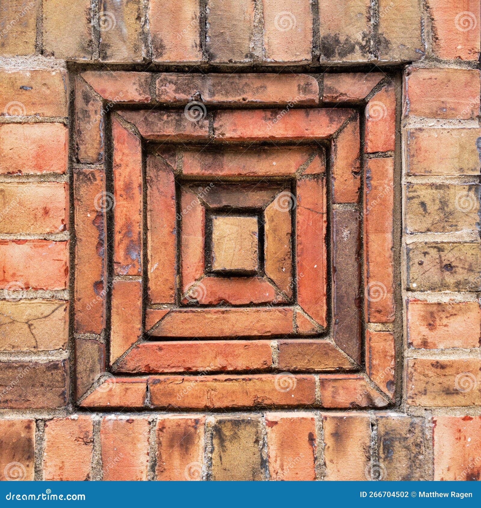 Architectural Brick Pattern Stock Photo - Image of brick, shadows ...