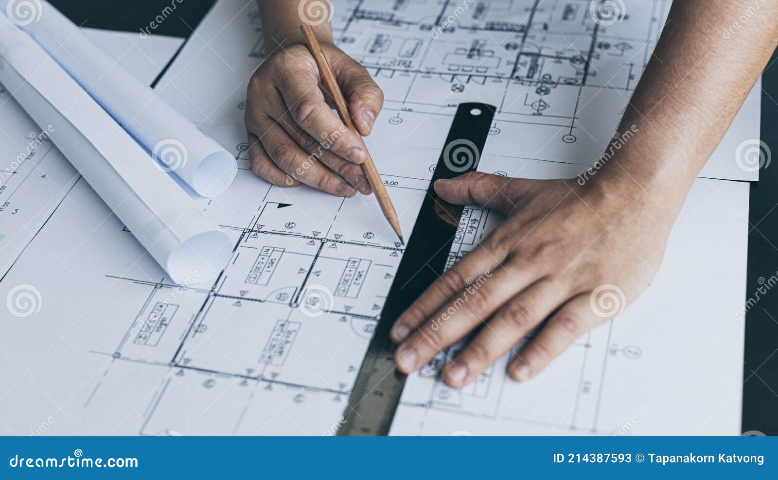 Architectural Building Design and Construction Plans with Blueprints ...