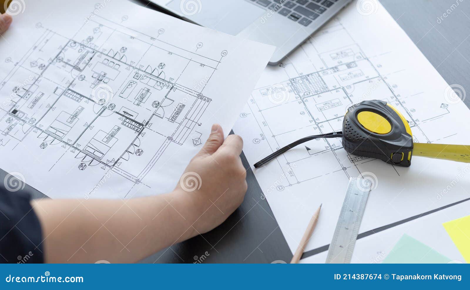 Architectural Building Design and Construction Plans with Blueprints ...