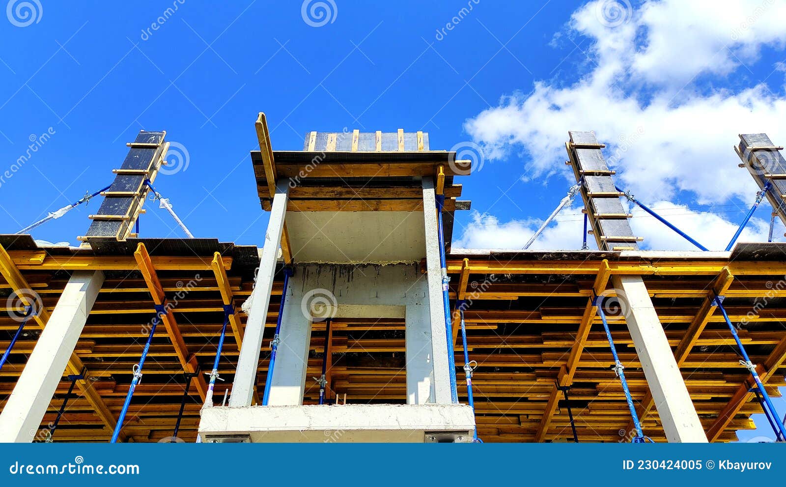Architectural Building on Stilts Overlooking the Sky, Unfinished ...