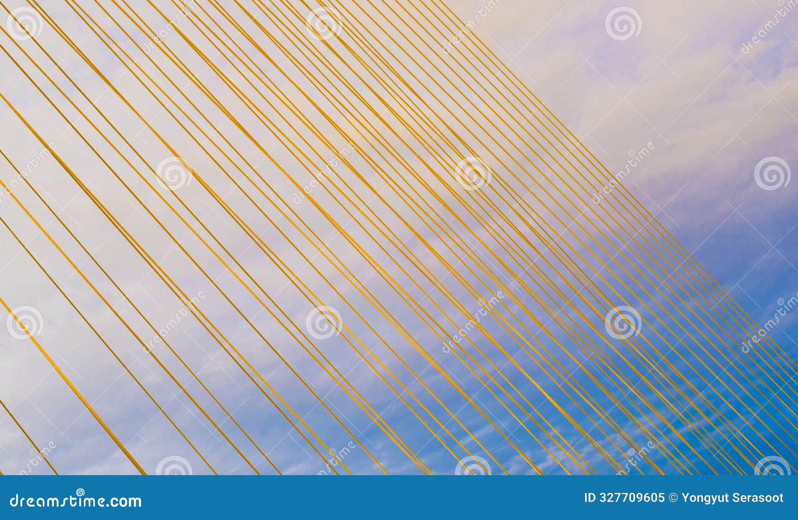 Architectural Cable Lines Against a Background of Beautiful Colorful ...