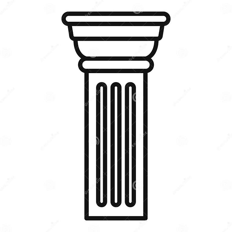 Architectural Column Symbolizing Classical Strength and Elegance Stock ...
