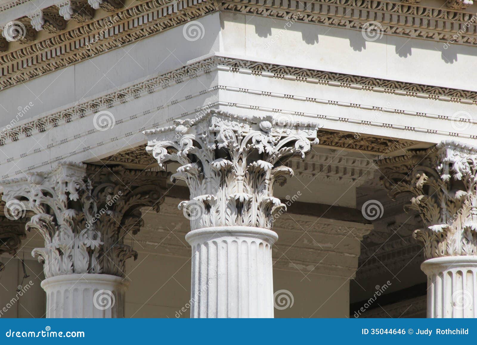 Architectural Columns of Chiswick House Stock Photo - Image of ...