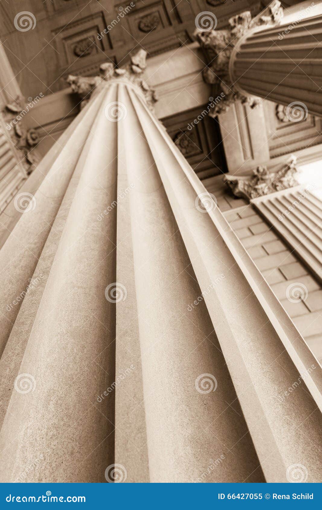 Architectural Columns stock image. Image of sepia, column - 66427055