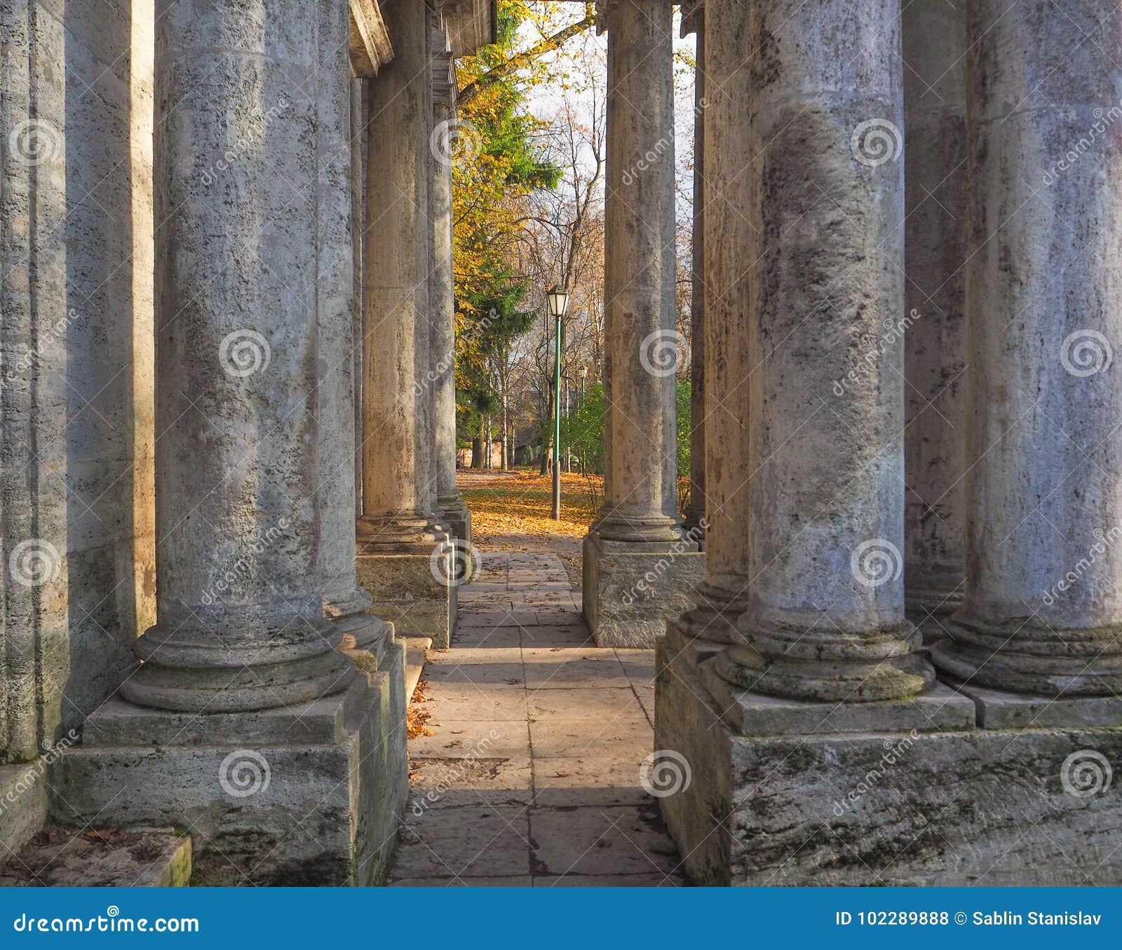 Architectural Columns. Old Columns is Ancient Style. Stock Photo ...