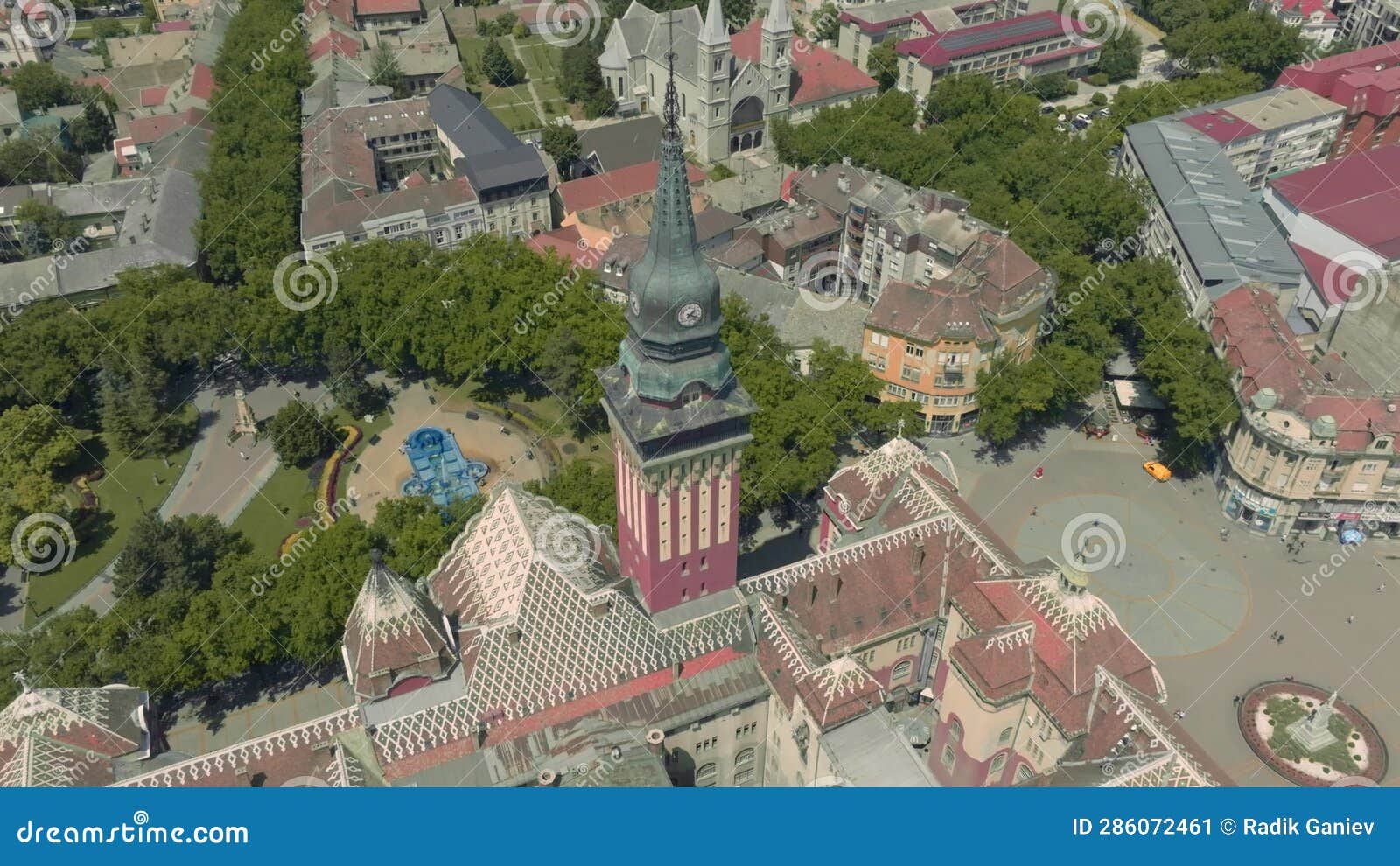Architectural Complex. Church. Summer Stock Video - Video of tower ...
