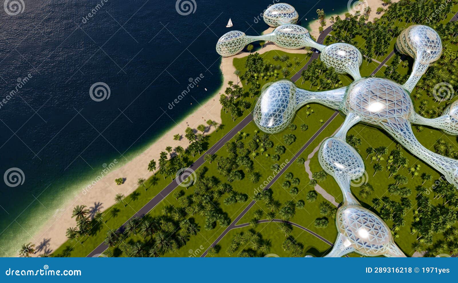 Architectural complex stock illustration. Illustration of bright ...