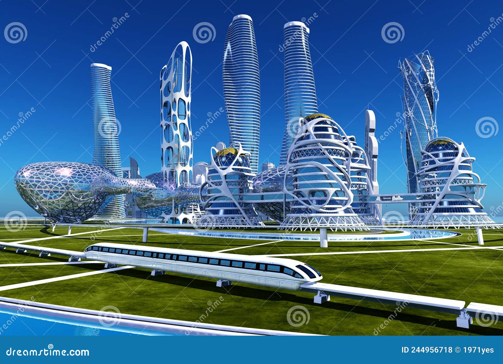 Architectural complex stock illustration. Illustration of facade ...