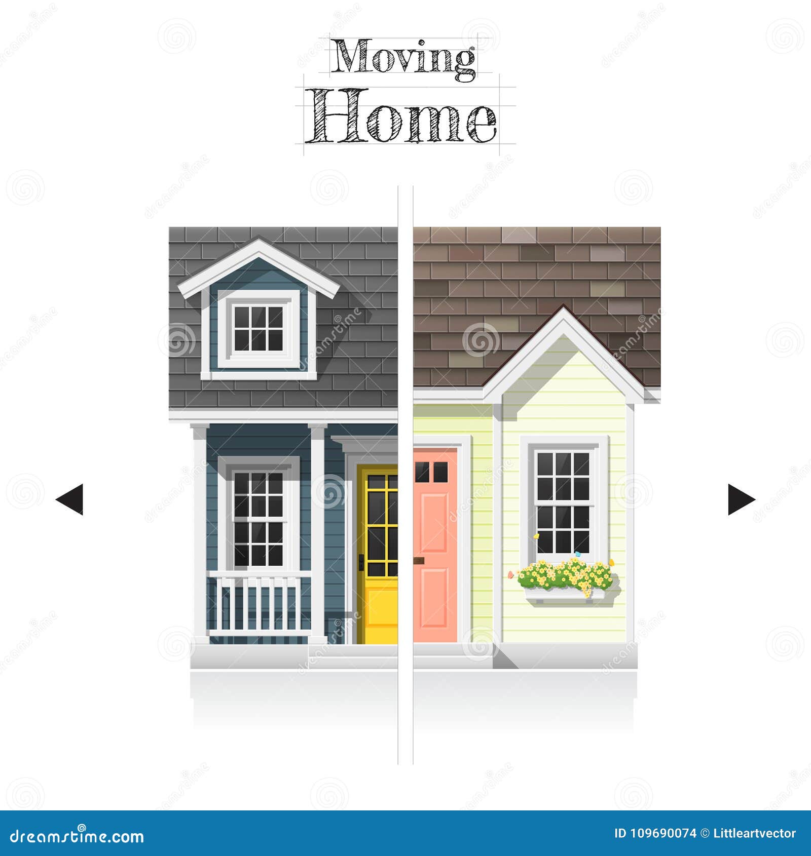 Architectural Concept Background for Moving , Changing Home and ...