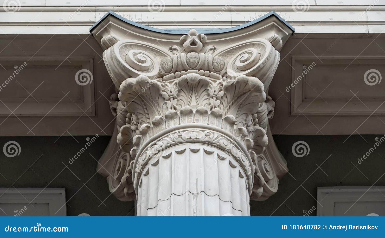 Top Architecture of Ancient Columns Stock Photo - Image of ancient ...