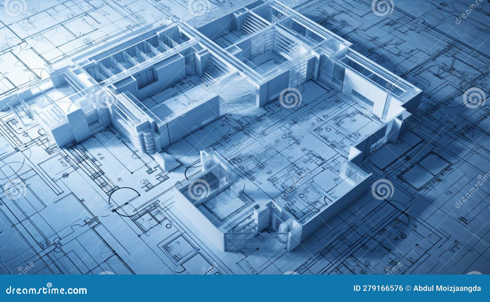 Architectural Design Blueprint Plan for a State-of-the-art Modern ...