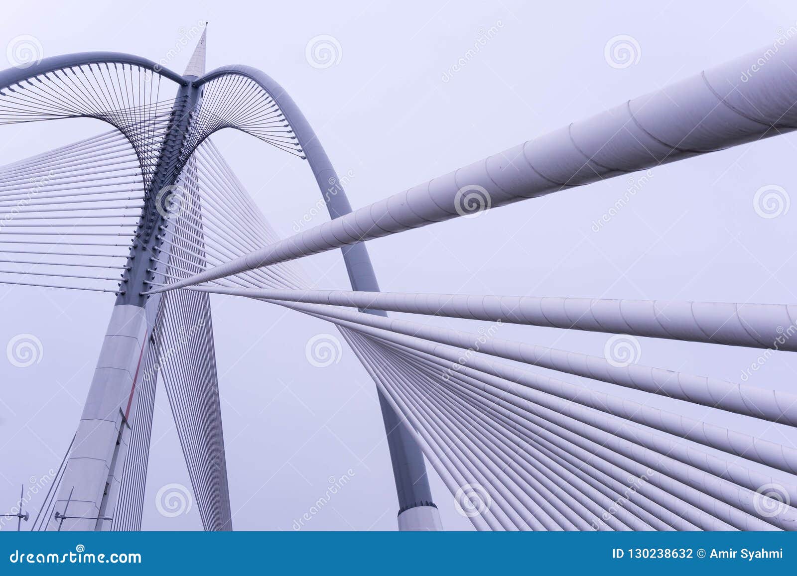 Architectural Design on a Bridge Stock Photo - Image of elegant, light ...