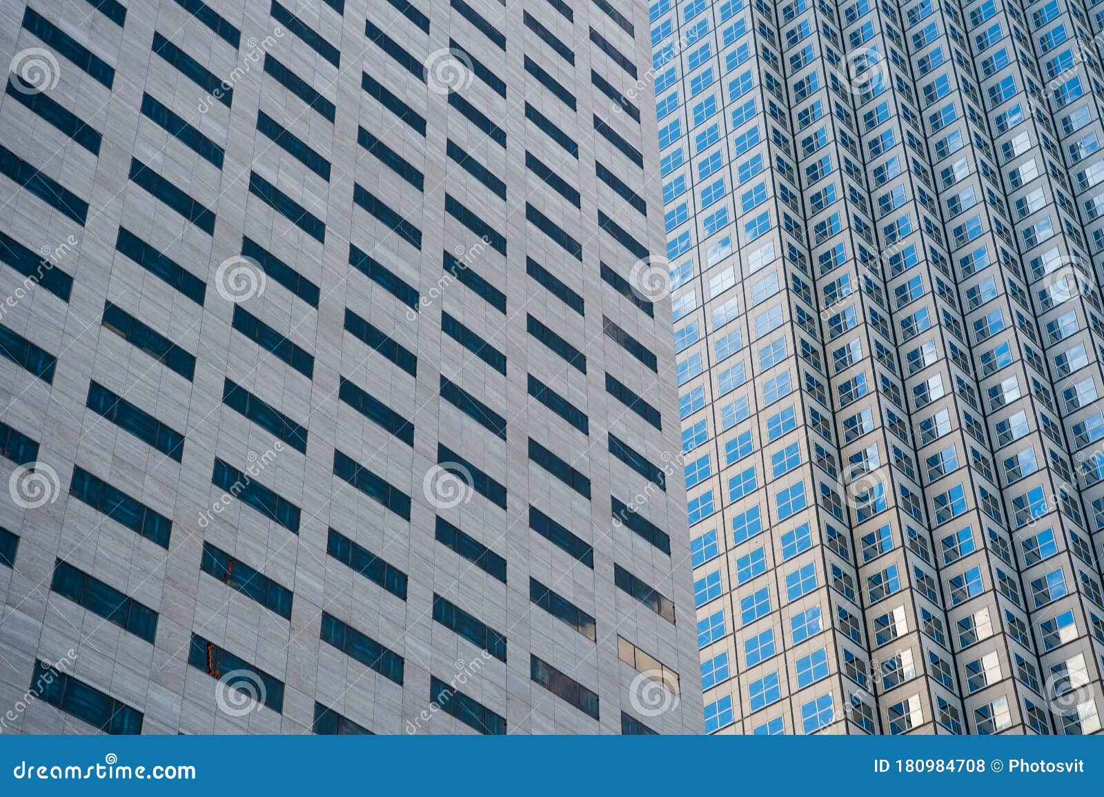 Architectural Design and Conception. Modern Architecture. Windows of ...