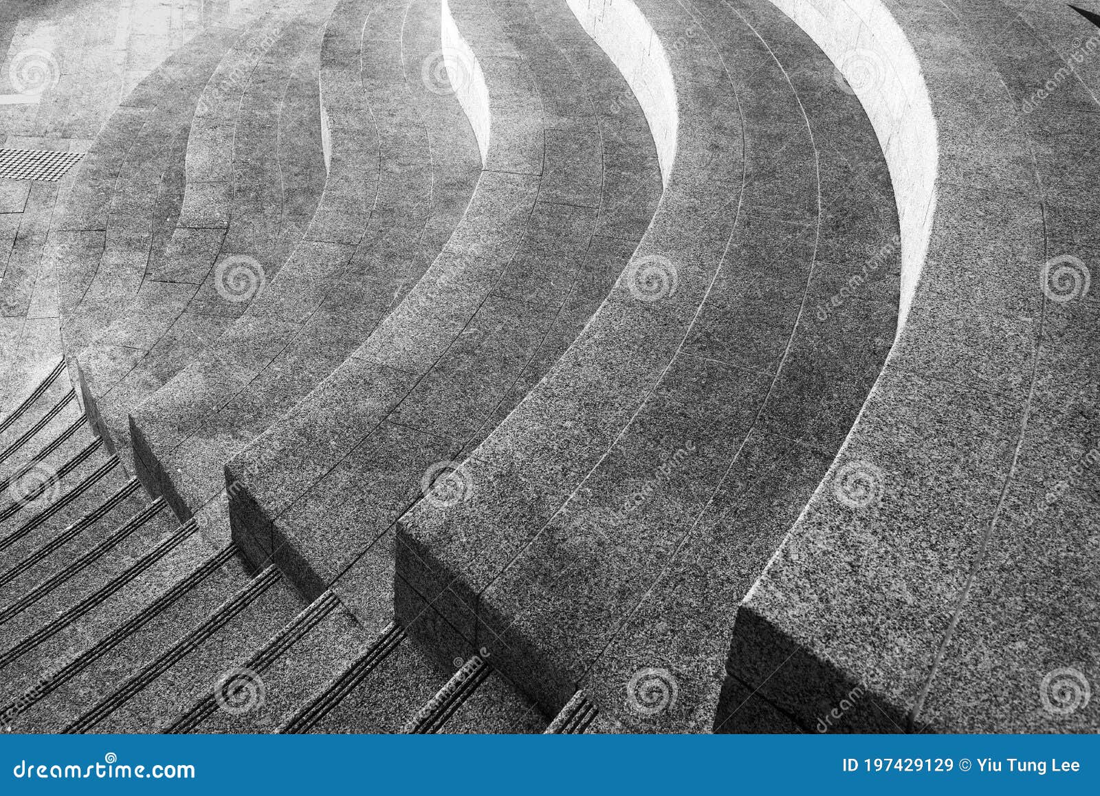 Architectural Design of Curve Stairs Stock Image - Image of design ...