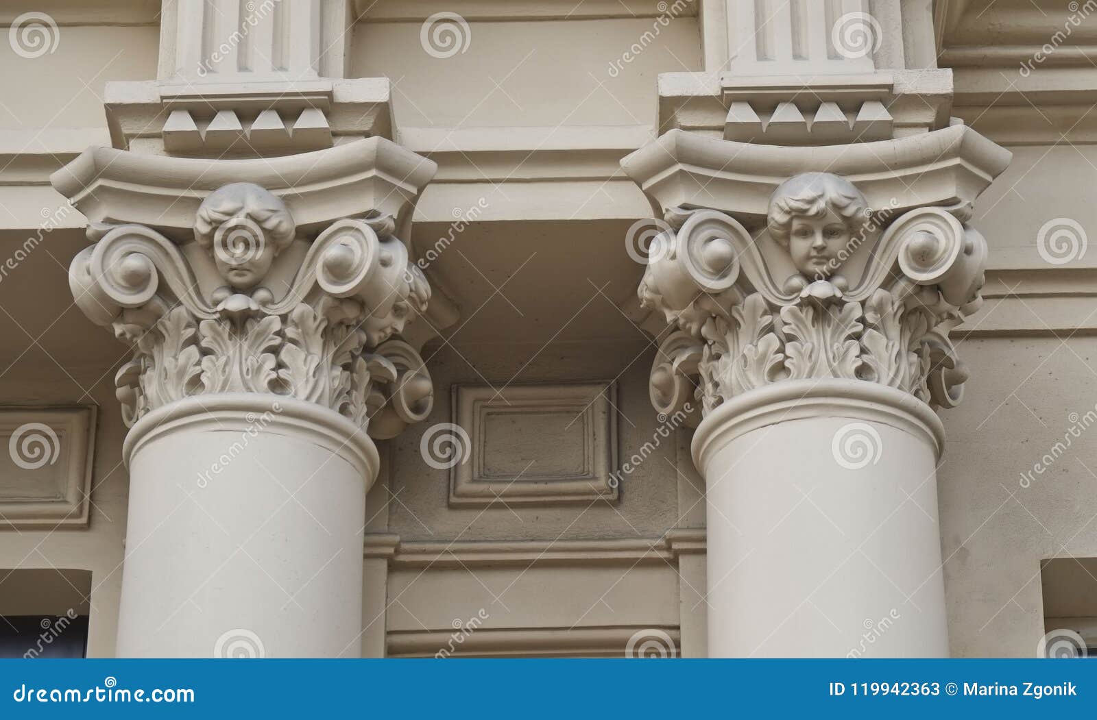 Faces And Columns Of The Temple Of Philae, Ancient Egypt Royalty-Free ...