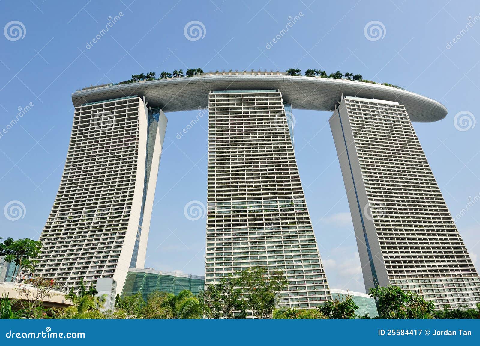 Architectural Design of Marina Bay Sands Singapore Stock Image - Image ...