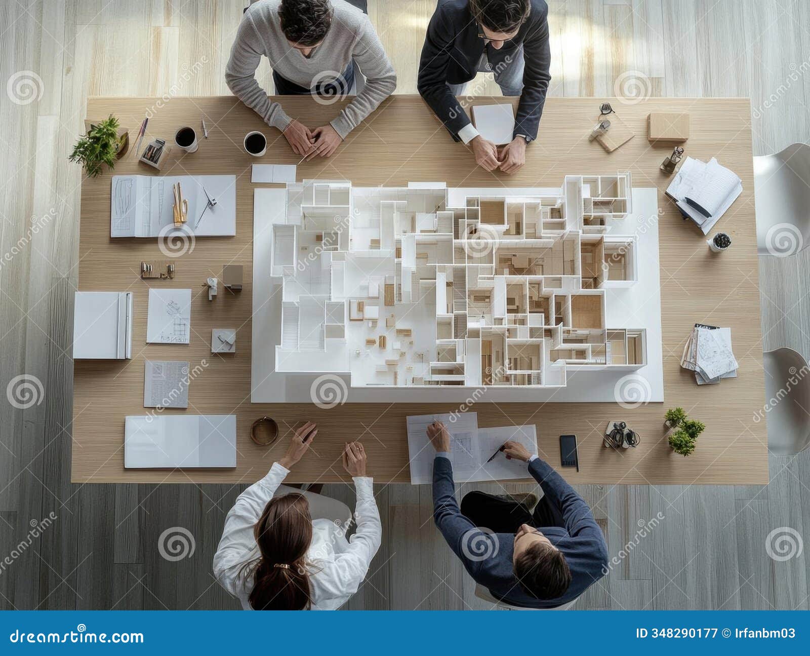 Architectural Design Meeting, Collaboration, Planning, and ...