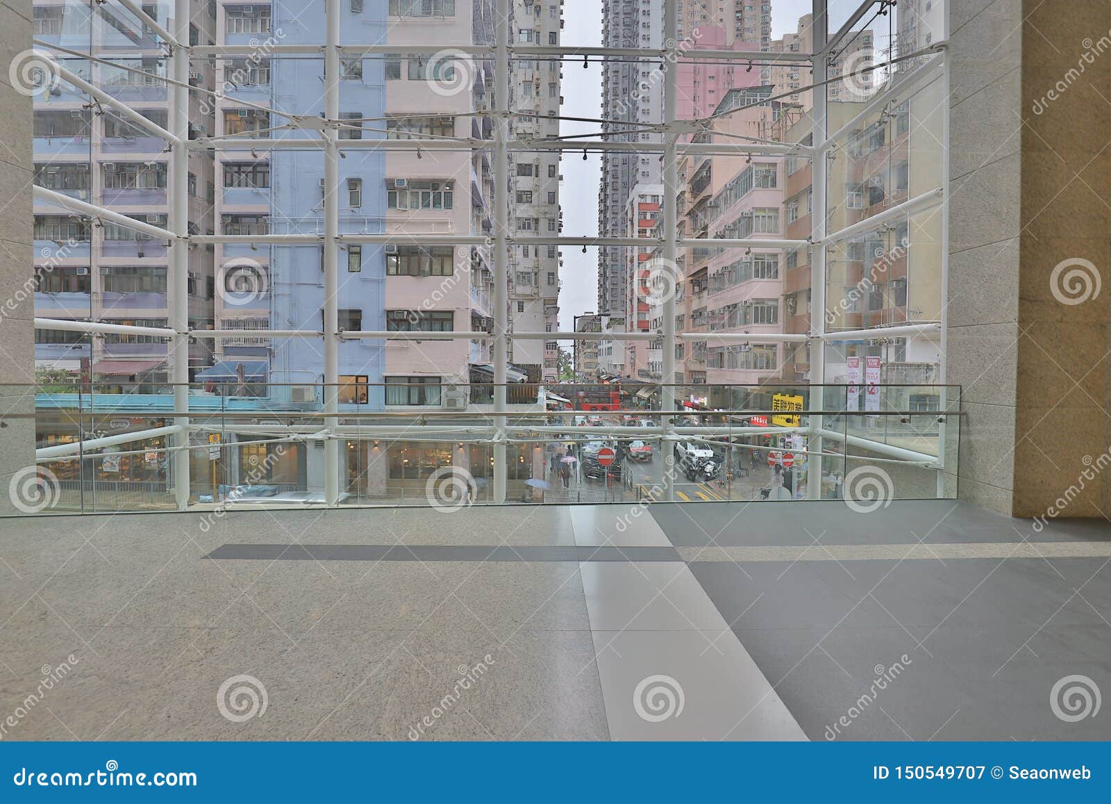 An Architectural Design of Modern Concrete Hall Editorial Photography ...