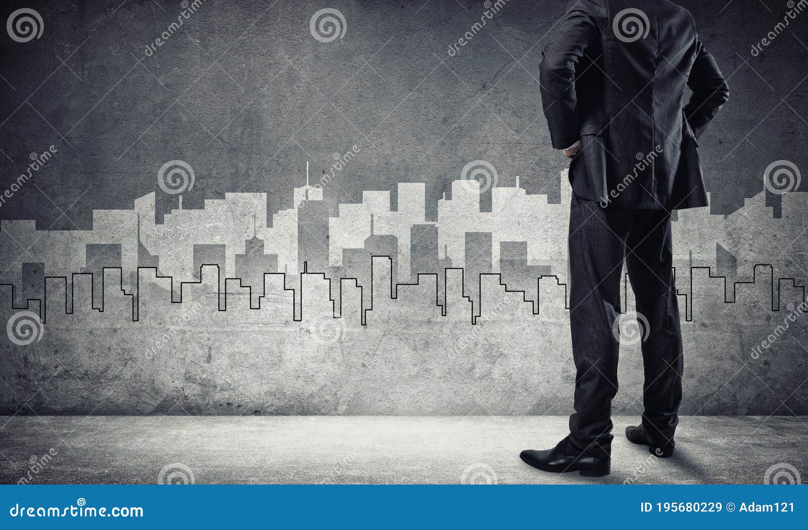 Architectural Design on Wall Stock Image - Image of architect ...