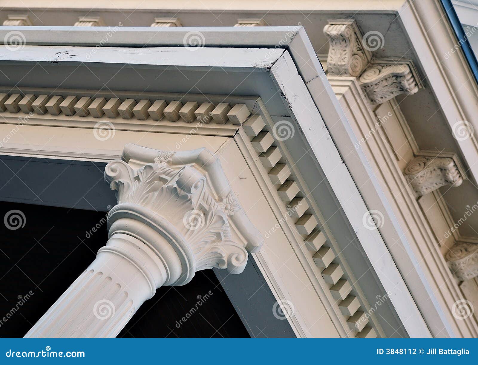 Architectural Detail stock photo. Image of column, building - 3848112