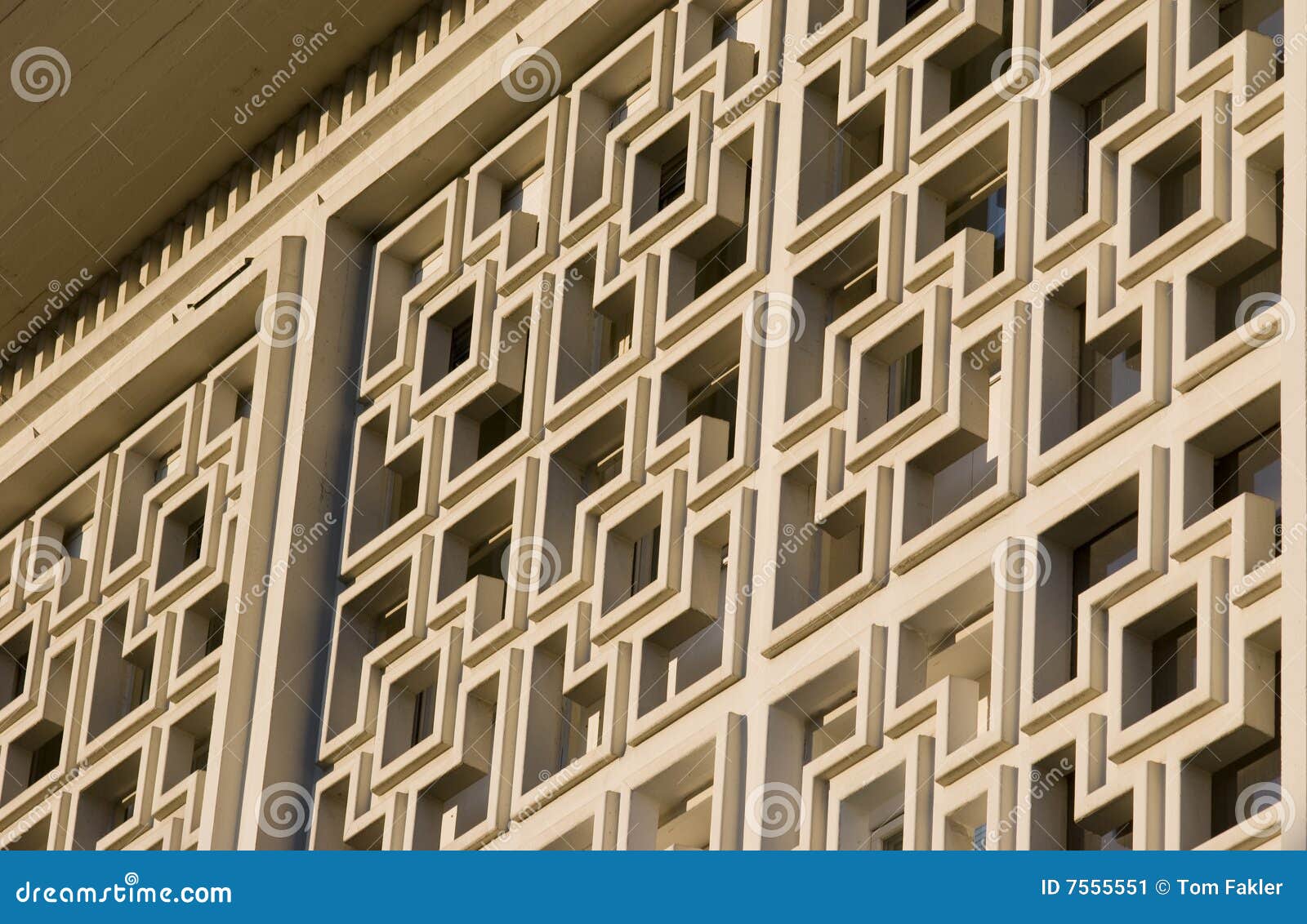 Architectural Detail of Building Facade Stock Image - Image of symmetry ...