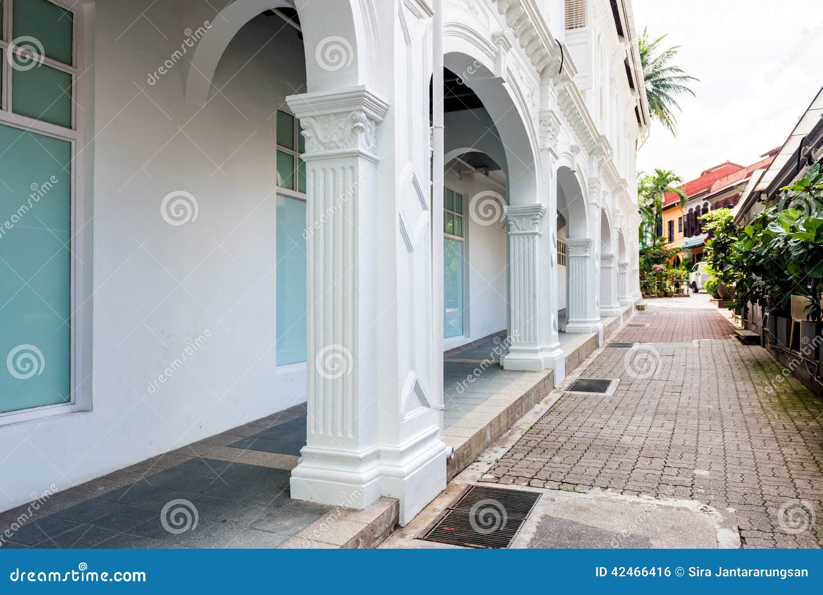 Architectural Detail of Building Stock Photo - Image of vintage ...