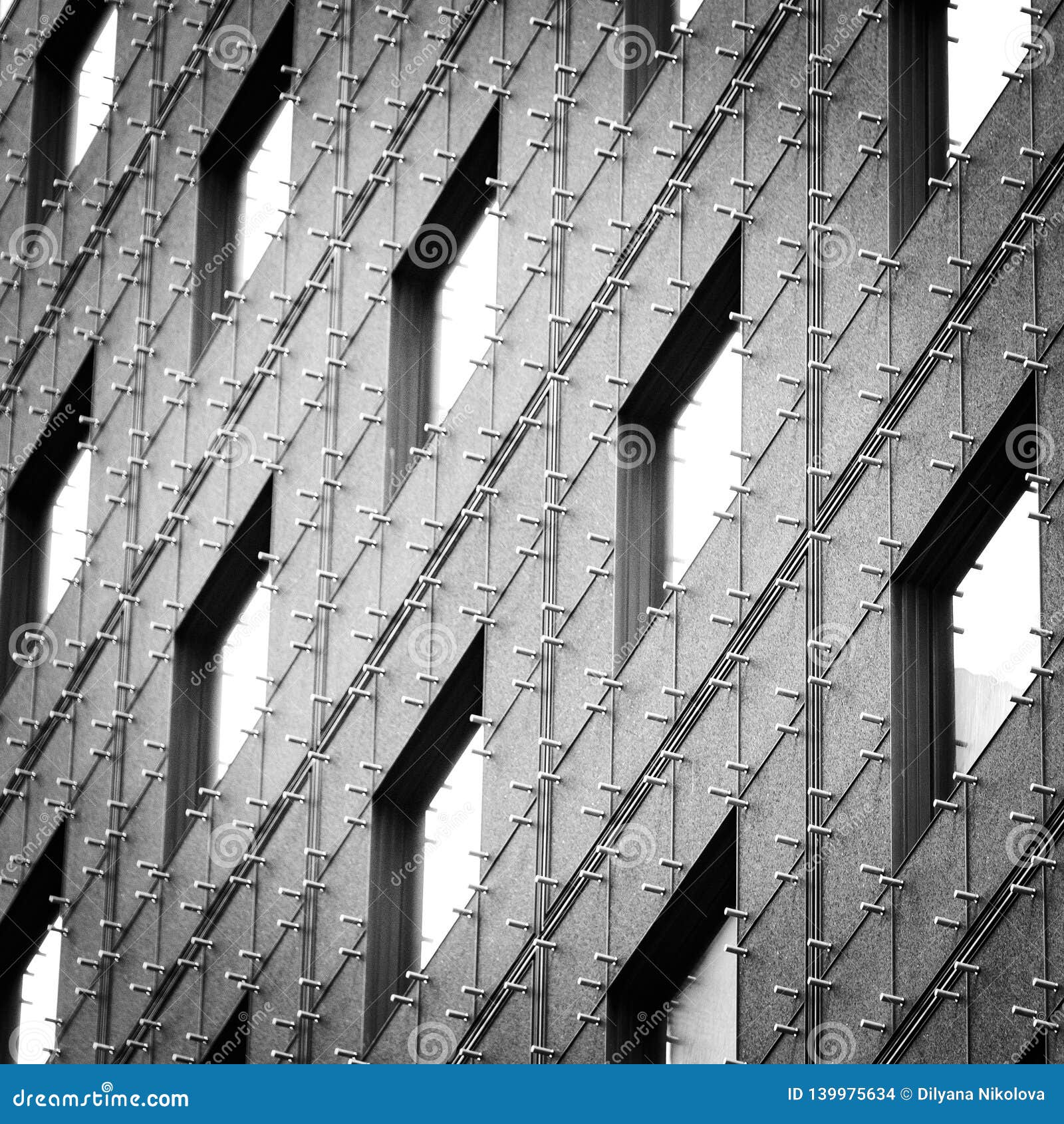 Architectural Detail. Close Up of the Building Facade Stock Photo ...