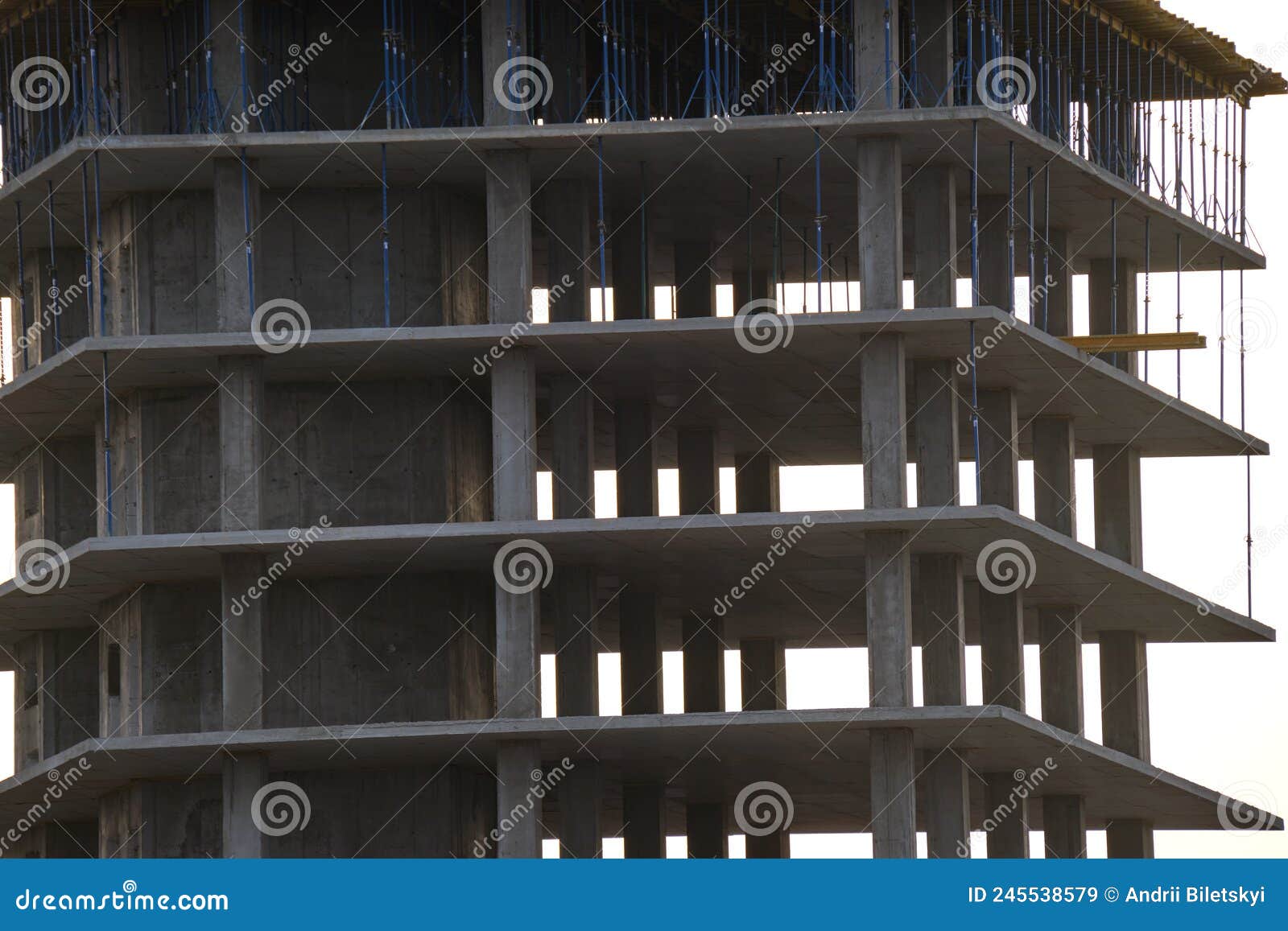 Frame-monolithic Construction. Building Of A High-rise Building Using ...