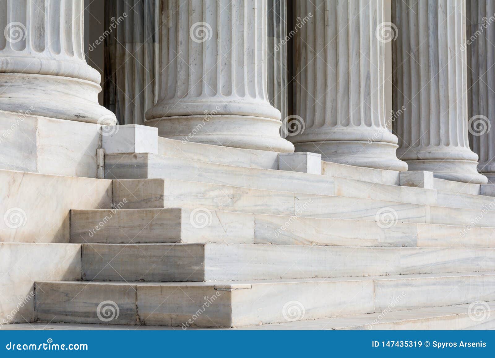 Detail Of An Ionic Column From The Erechtheion Stock Photography ...