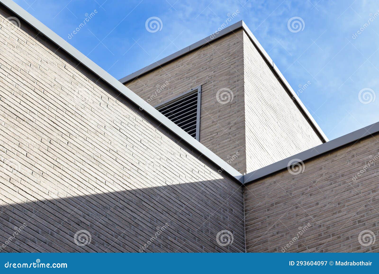 Abstract Architectural Detail of a Modern Building Stock Image - Image ...