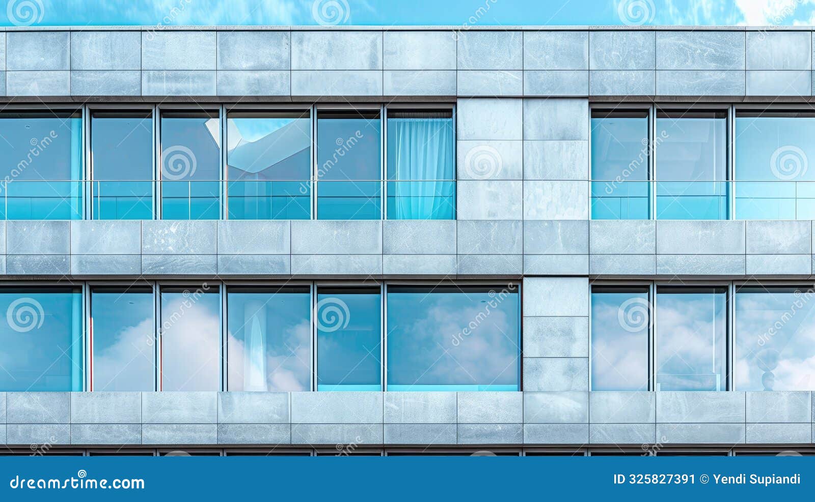 Architectural Detail of a Modern Facade with Overlapping Panels Stock ...